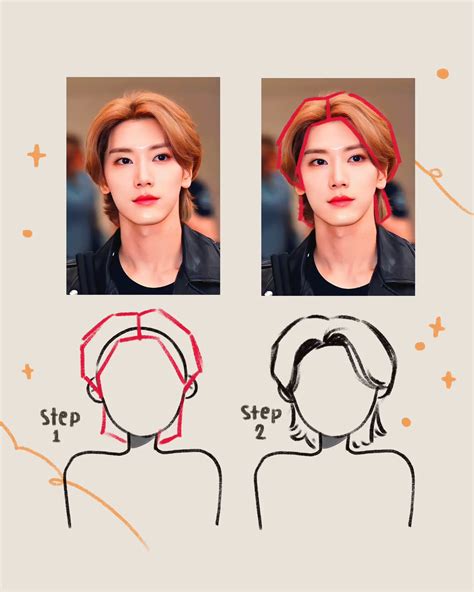 How To การวาดทรงผมผู้ชายแบบง่ายๆ แกลเลอรีที่โพสต์โดย Jenja Lemon8