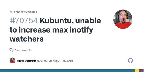 Kubuntu Unable To Increase Max Inotify Watchers Issue 70754