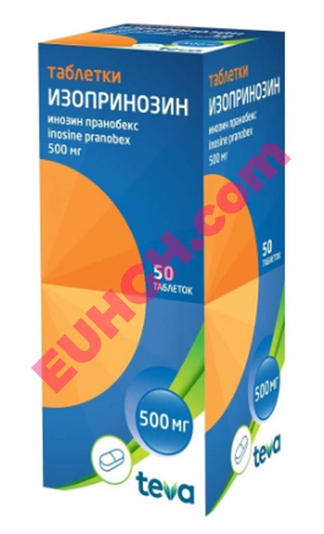 Buy Isoprinosine Tablets 500mg 50 Pcs