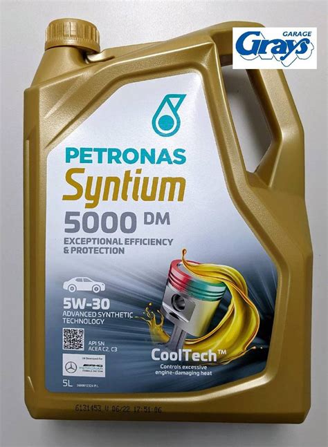Petronas SYNTIUM 5000 DM 5W-30 | Grays of Warwick