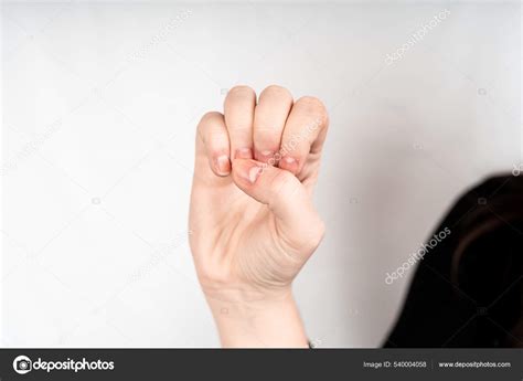 Letter Static Hand Gestures American Sign Language Letters Hand Signs Stock Photo By