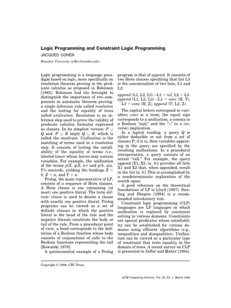 logic pdf computer science mathematical logic