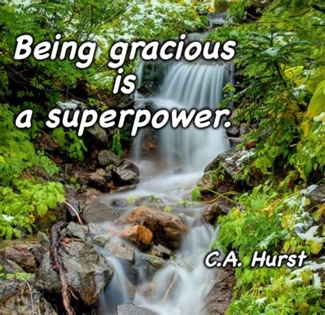 Being Gracious C A Hurst Medium