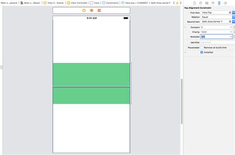 ios how to make dynamic y position of view from storyboard using auto