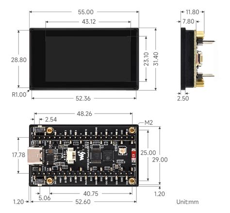 Esp32 C6 Sa 1 9 Inča Touch Ekranom 170×320 160mhz Risc V Wifi 6 And Bluetooth Malina314