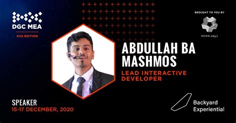 Abdullah Ba Mashmos On Linkedin It Was A Great Pleasure For Me To Join Digital Games Conference