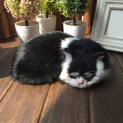 Sleeping Realistic Cat Plush Meowden®