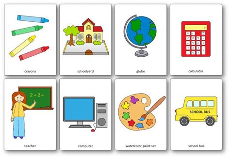 Classroom Objects Flashcards Free Printable Flashcards Speak And Play English