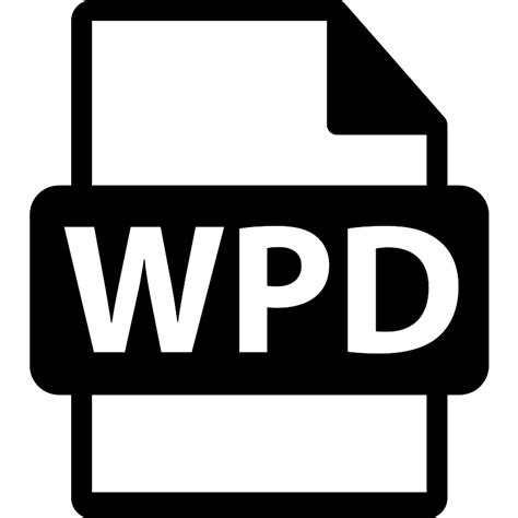 Wpd File Format Vector SVG Icon SVG Repo