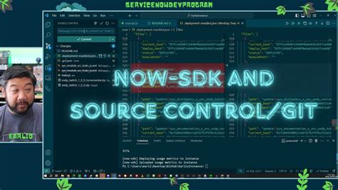 NOW SDK Walkthrough Pt Linking The ServiceNow SDK To A Source Control Like GitHub YouTube