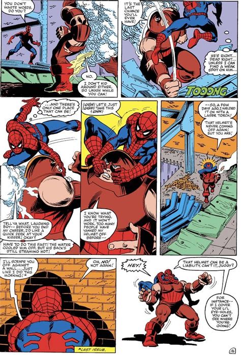 Spider Man Vs The Unstoppable Juggernaut The Amazing Spider Man 230 R Marvel