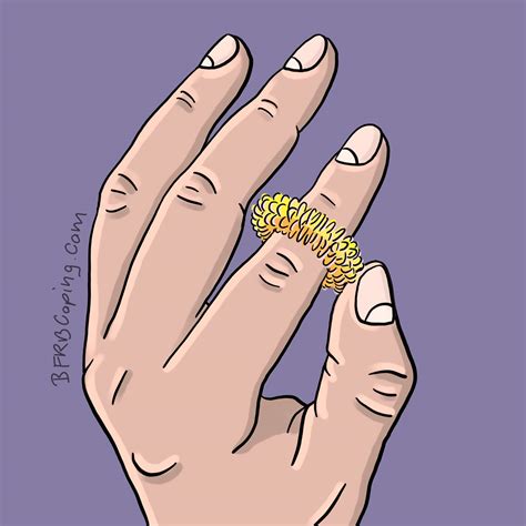 Tactile Design Of Acupressure Rings—perfect For Fidgeting Bfrb Coping