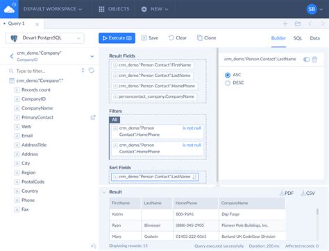 Online Postgresql Query Builder And Sql Editor