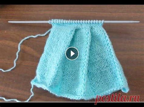 шикарнейший узор спицами для юбки и не только Knitting Needles Knitting Skirts Chic Pat