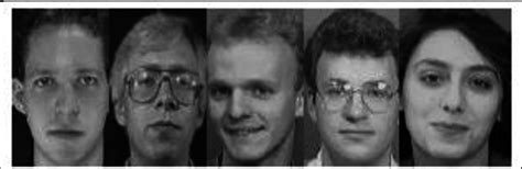 Sample Images From Orl Database Download Scientific Diagram