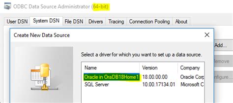 Oracle Database Express Edition Xe 64 Bit And Odbc Stack Overflow