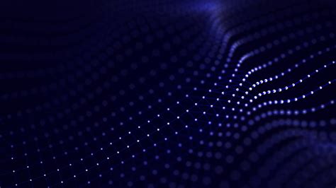 어두운 배경에 부드러운 파도 도트 및 선을 연결합니다 추상적 배경입니다 암호화 테니로지 일러스트레이션 3d 렌더링 웹 사이트 디자인에 대한 배경 미니멀 한 스타일 디지털