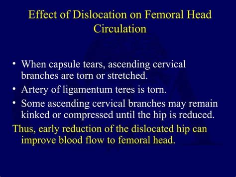 Hip Dislocation Class Ppt Hip Dislocation Class Ppt