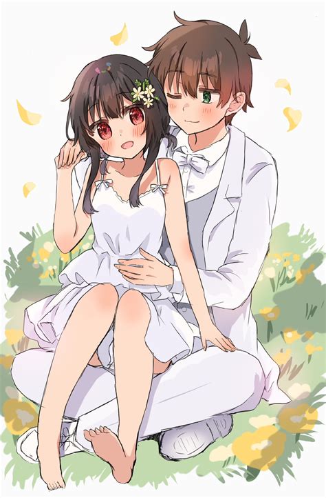 Megumin And Satou Kazuma Kono Subarashii Sekai Ni Shukufuku Wo Drawn By Yuno Suke Yuno