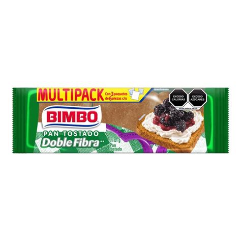 Pan Tostado Bimbo Doble Fibra 321 G Walmart En Línea