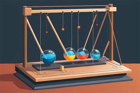 Premium Photo Physics Lab With Inclined Planes Vector Newtons Cradle