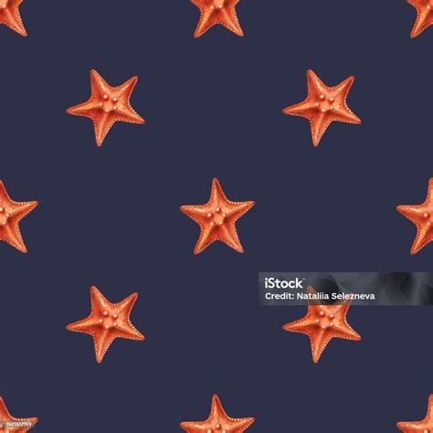 별이 있는 수채화 원활한 패턴입니다 손으로 그림을 그리는 클립아트 수중 생물은 고립된 배경에 있다 디자이너 장식 엽서 포장지 스크랩북 표지 초대장 웨딩 디자인 포스터 및