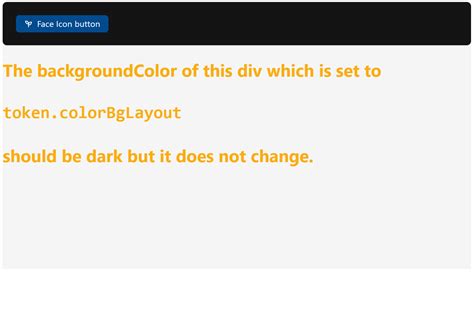 Token Color When Applied In Styles Is Not Switching On Theme