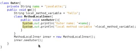 Java Latte Flavors Of Nested Classes In Java 8