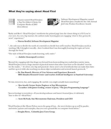 Head First Java 2nd Edition