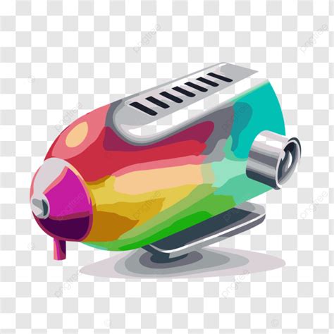 무지개 색상의 토스터 아이콘 벡터 흰색 배경에 있는 에어브러쉬의 단순한 다채로운 아이콘 그림자 없음 작은 프레임 중앙 Png 일러스트 및 벡터 에 대한 무료 다운로드