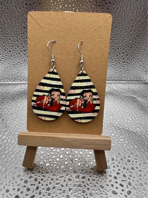 Betty Boop Earrings Etsy