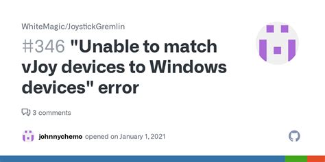 unable to match vjoy devices to windows devices error · issue 346