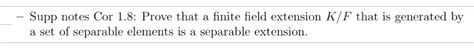 Solved Prove That A Finite Field Extension K F That Is