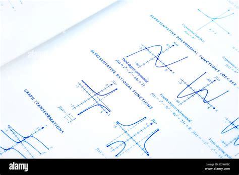 Mathematical Rational Functions On Gray Background Stock Photo Alamy