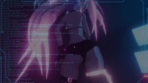 Cyberpunk Netrunner Slut Hacks You Then Uses Your Body