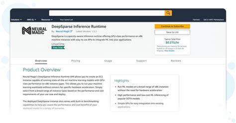 Derrick Mwiti On Linkedin Neural Magics Deepsparse Inference Runtime Now Available In The Aws