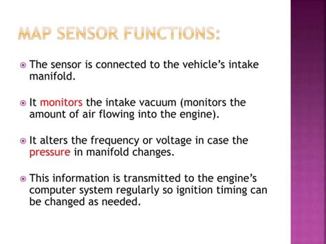 Map Sensor PPTX