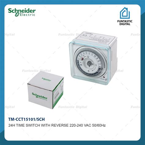 Schneider Cct15101 24h 16a Analogue Time Switch Timer With Reverse Shopee Malaysia