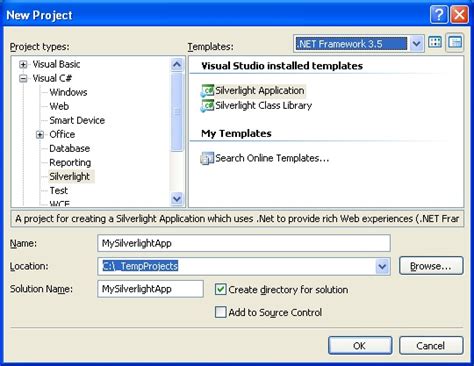 Silverlight Tutorials Hello World Silverlight Application