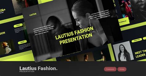 Лауций Мода Powerpoint Шаблоны презентаций Включая мода и модель Envato Elements