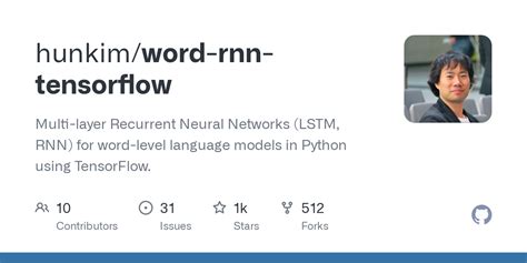 Github Hunkimword Rnn Tensorflow Multi Layer Recurrent Neural Networks Lstm Rnn For Word
