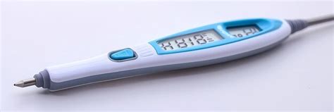 Digital Thermometer Displaying Temperature Measurement Premium Ai Generated Image