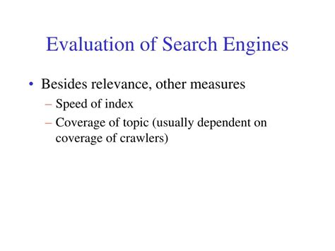 ppt evaluation of information retrieval systems powerpoint