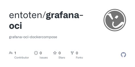 GitHub Entoten Grafana Oci Grafana Oci Dockercompose