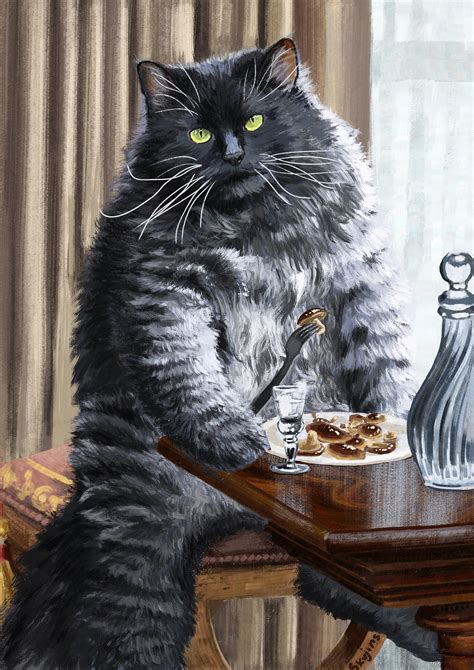 Jevgenij Skujins мастер и маргарита арт Кот Бегемот смешные картинки и другие приколы