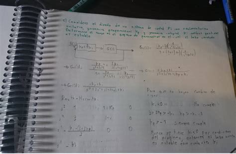 Control Engineering Determine The Range Of Values For A Pi Controller