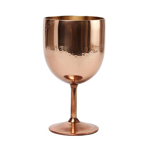 Copper Metallic Wine Glass Wine Glass Elegant New Years Png
