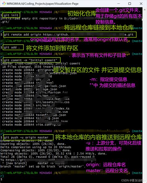 [git 问题汇总] git创建仓库后，如何将代码推送到远程仓库（踩过的坑） git推送代码到仓库 csdn博客