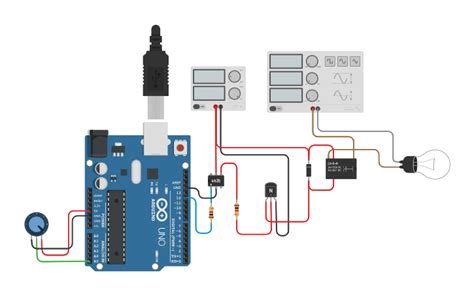 Circuit Design Ep 7ควบคุมไฟ220vac Tinkercad