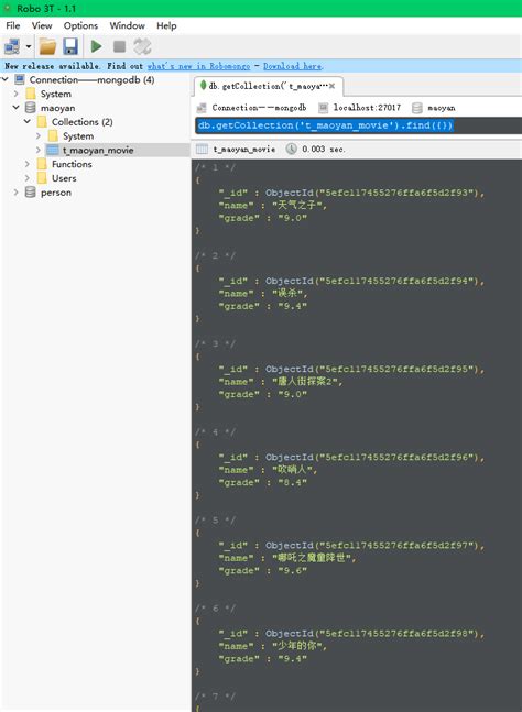 scrapy爬取海量数据并保存在MongoDB和MySQL数据库中 人丑就要多读书 Wu 博客园
